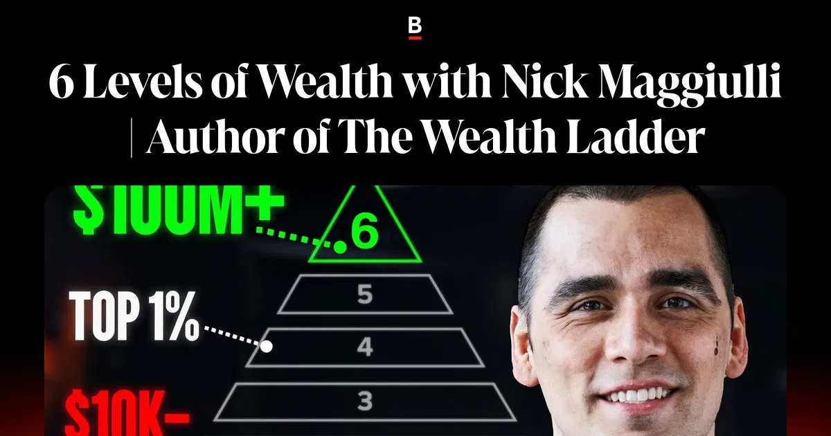 6 Levels of Wealth with Nick Maggiulli | Author of The Wealth Ladder
