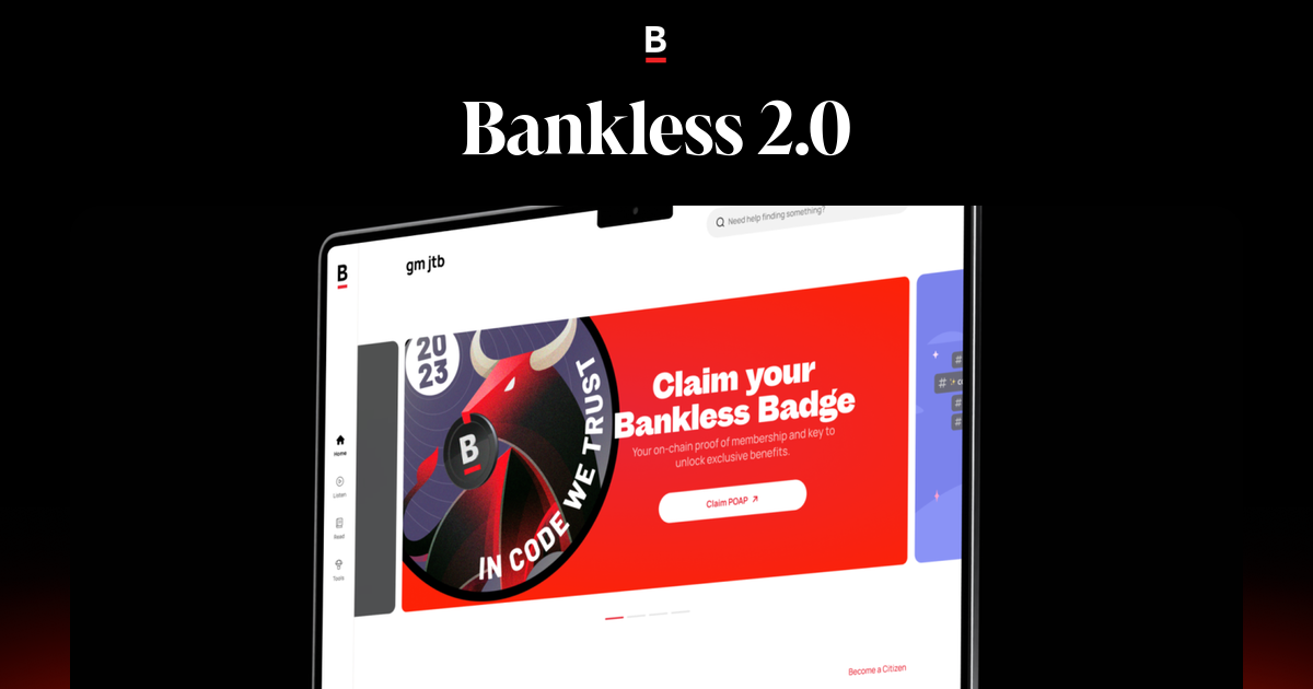 Bankless 2.0