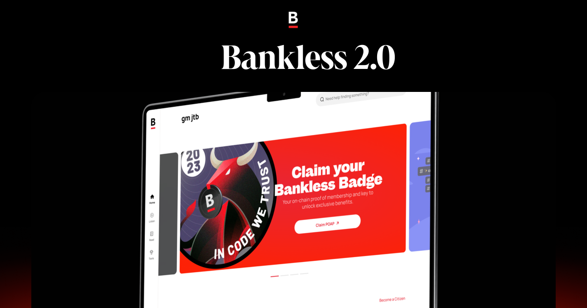 🏴 Bankless 2.0