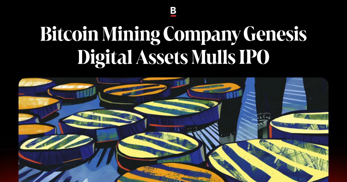 Bitcoin Mining Company Genesis Digital Assets Mulls IPO