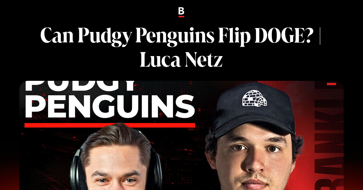 Can Pudgy Penguins Flip DOGE? | Luca Netz