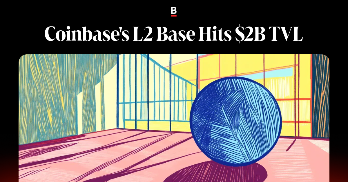 Coinbase's L2 Base Hits $2B TVL
