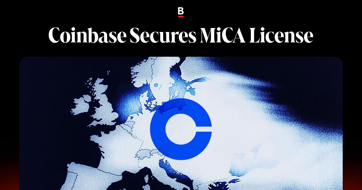 Coinbase Secures MiCA License