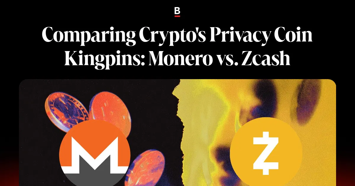 Comparing Crypto's Top Privacy Coins