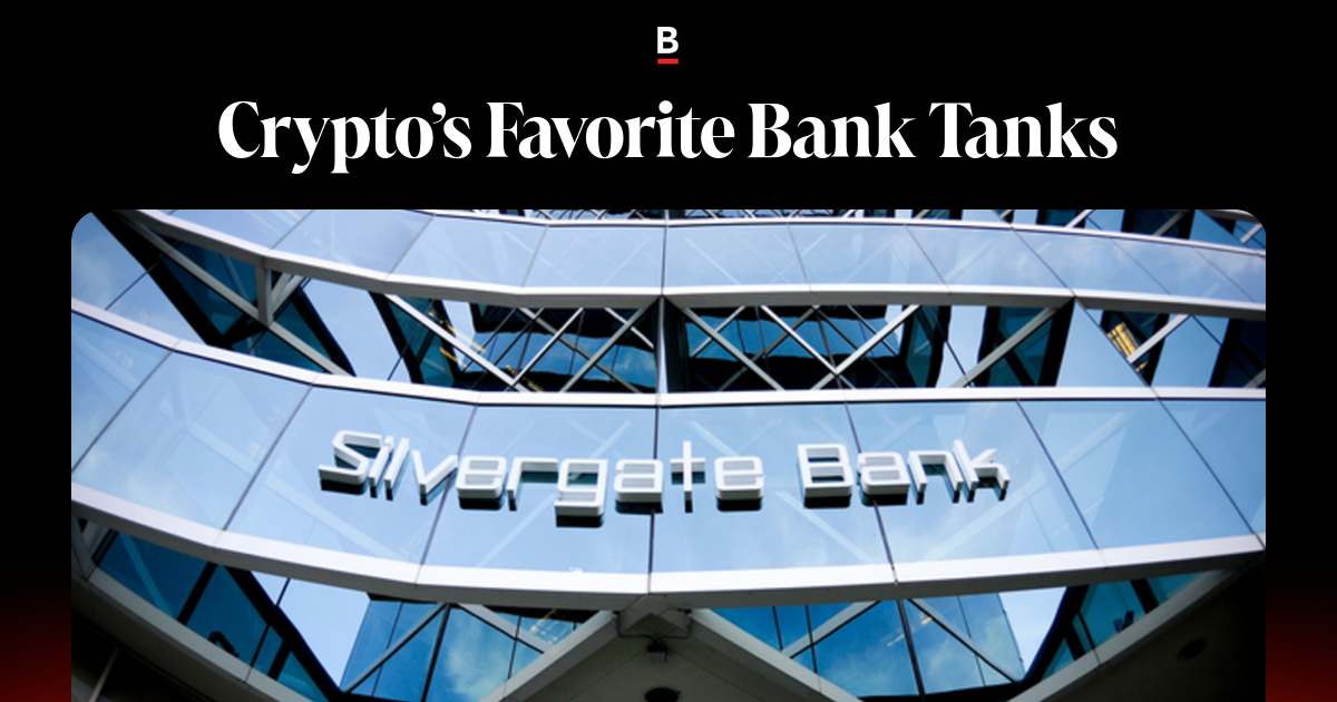 Crypto’s Favorite Bank Tanks