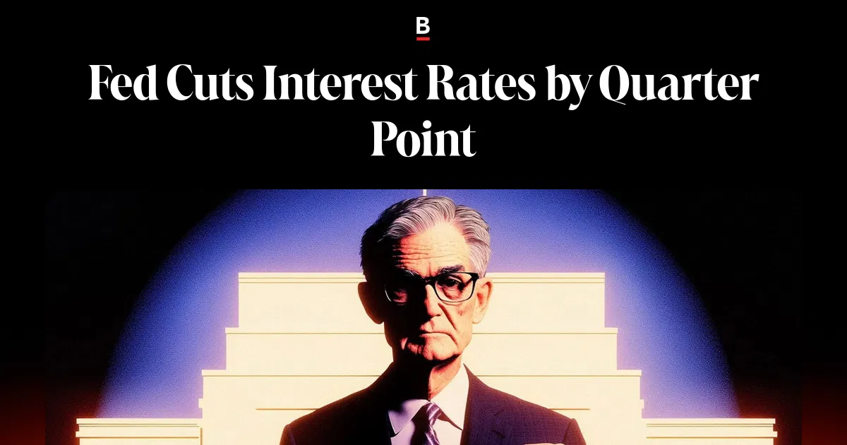 Fed Cuts Interest Rates by Quarter Point