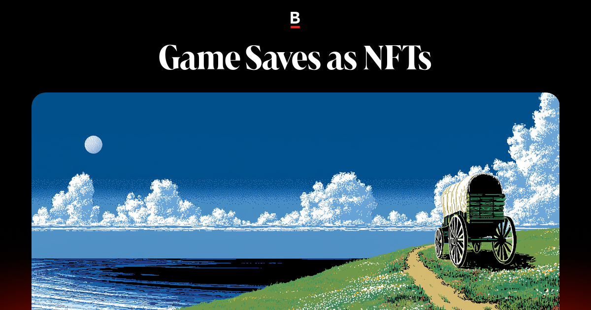 Game Saves as NFTs