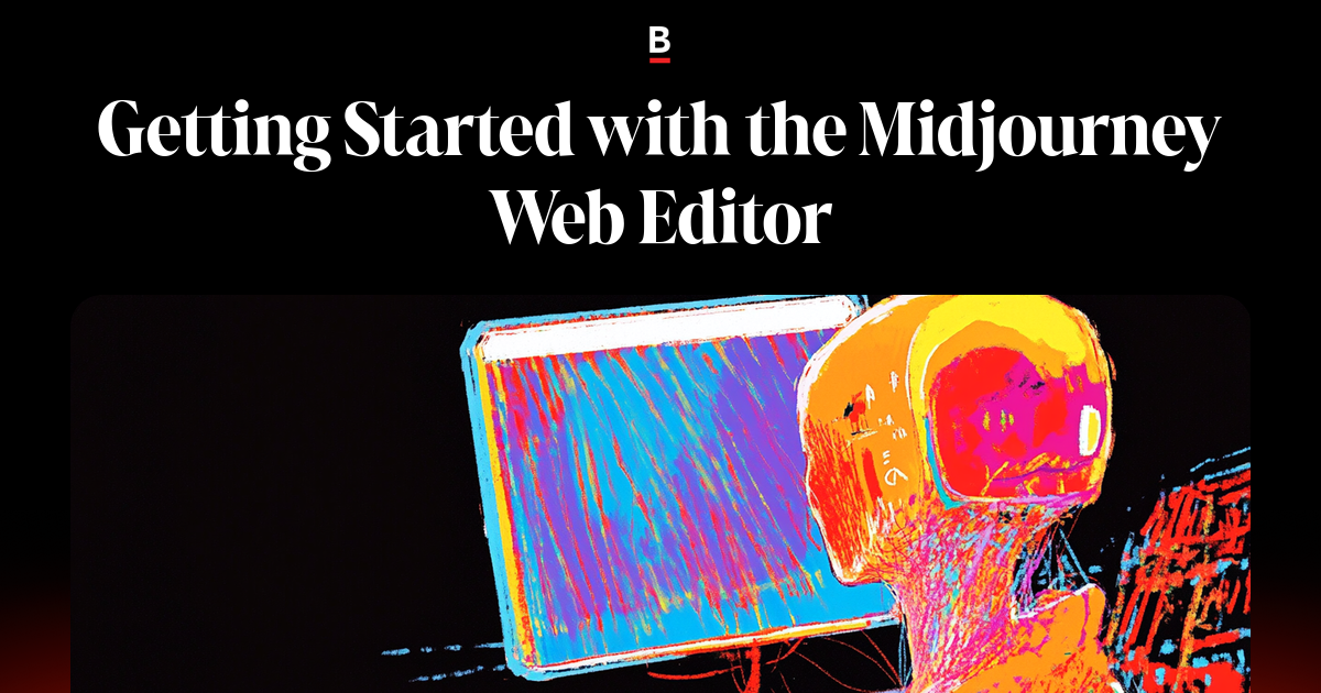 Getting Started with the Midjourney Web Editor