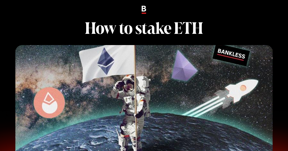 How to stake ETH