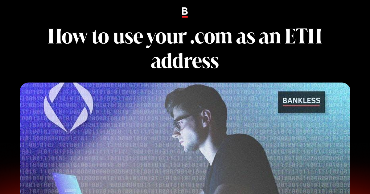 How to use your .com as an ETH address