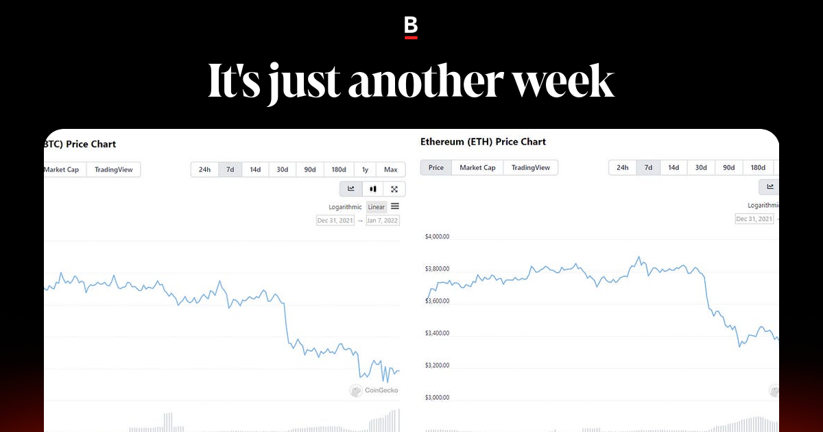 It's just another week