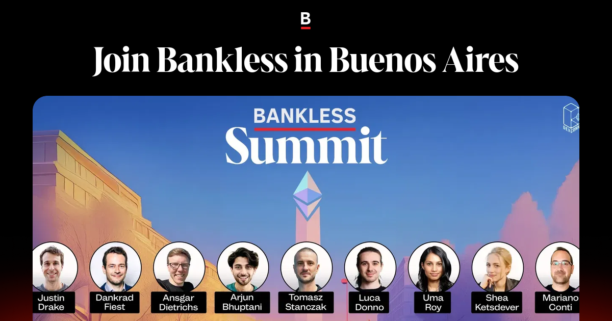 Únete a Bankless en Buenos Aires