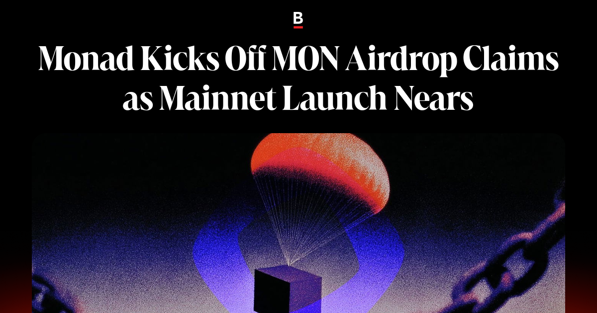 Monad Kicks Off MON Airdrop Claims as Mainnet Launch Nears