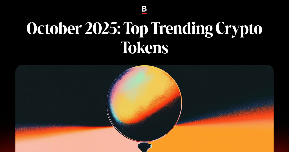 October 2025: Top Trending Crypto Tokens
