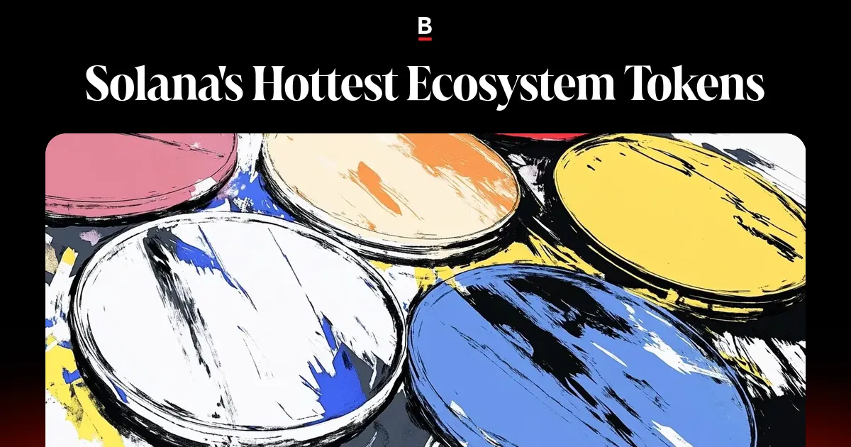Solana's Hottest Ecosystem Tokens