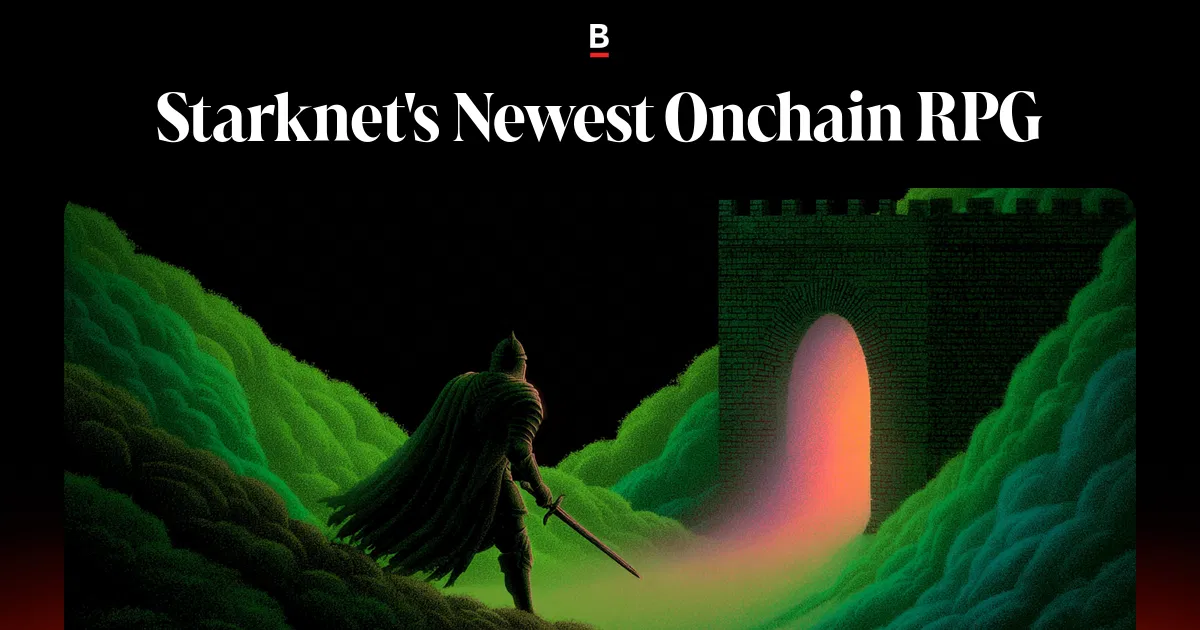 Le nouveau RPG Onchain de Starknet