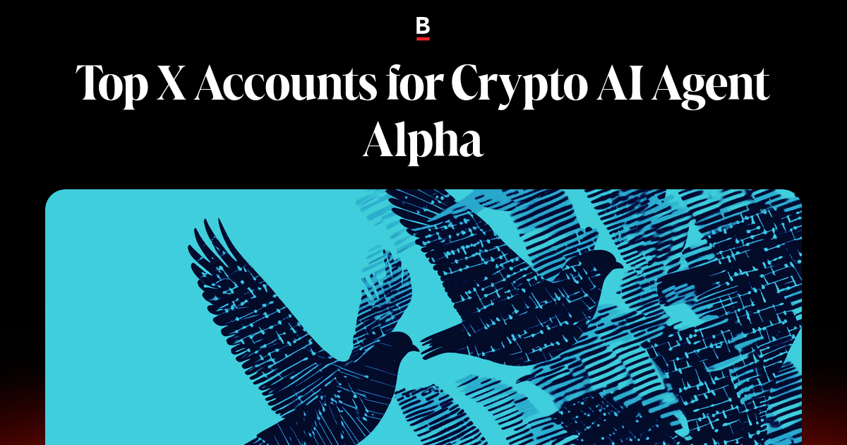 Top X Accounts for Crypto AI Agent Alpha