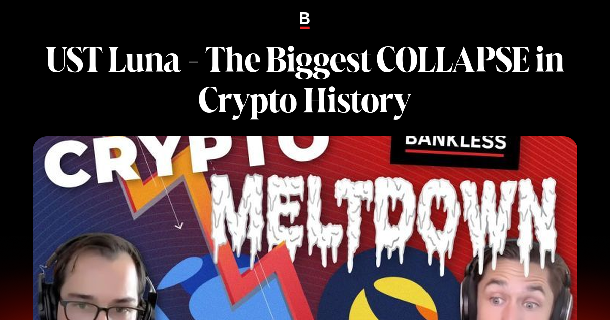 UST Luna - The Biggest COLLAPSE in Crypto History