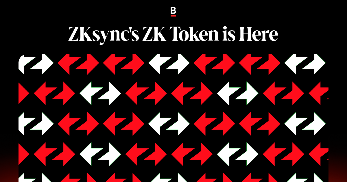 ZKsync's ZK Token is Here